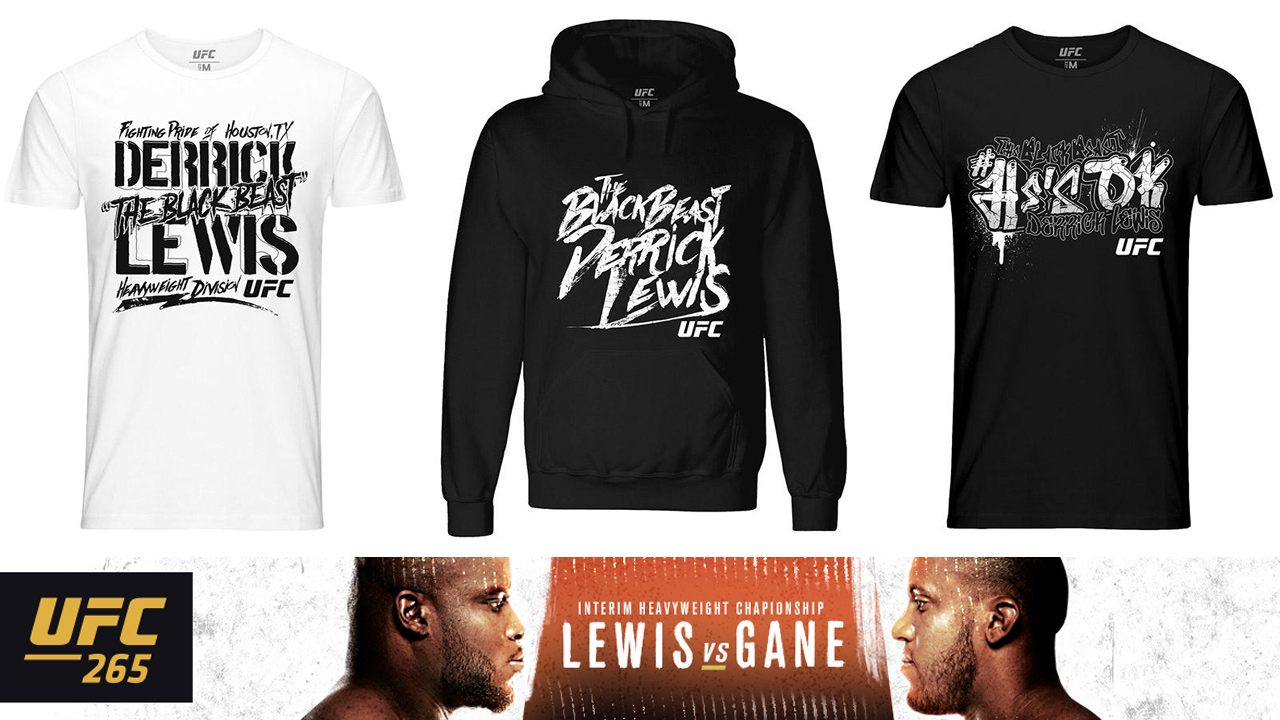 Derrick Lewis UFC Clothing | FighterXFashion.com