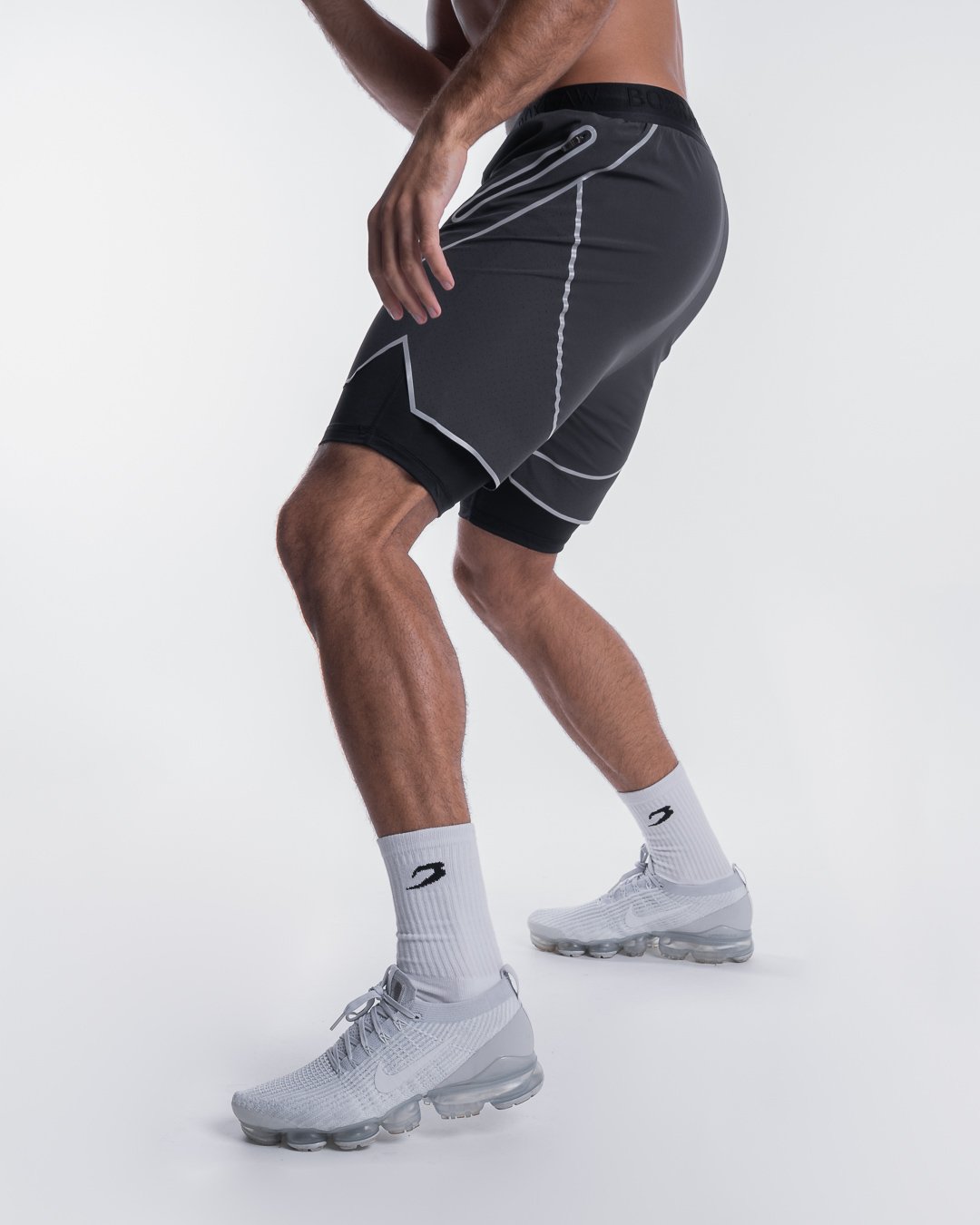 BOXRAW Wilde Boxing Shorts Available in New Charcoal Color