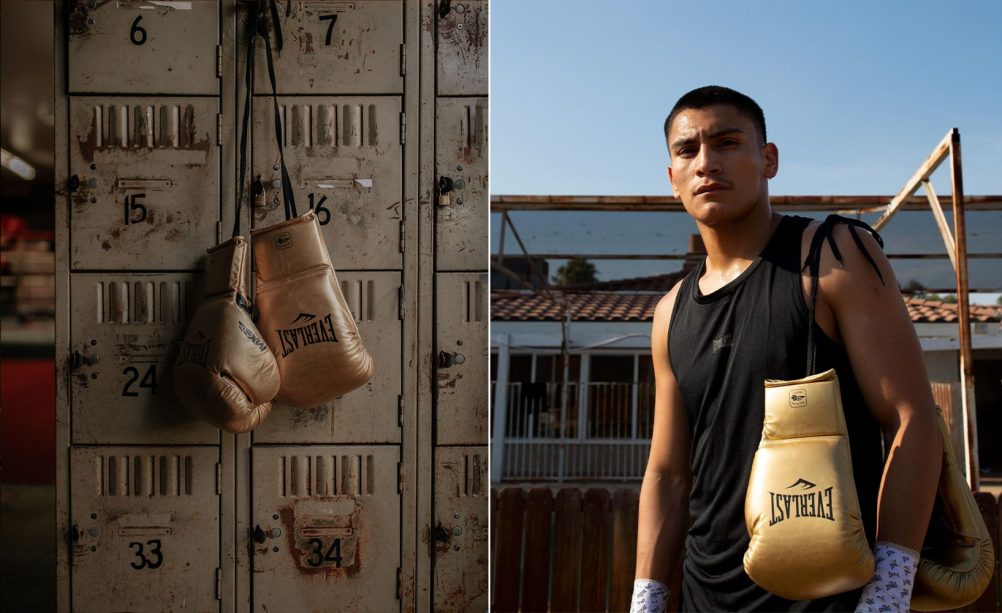 Everlast MX2 Pro Gold Mexican Boxing Gloves