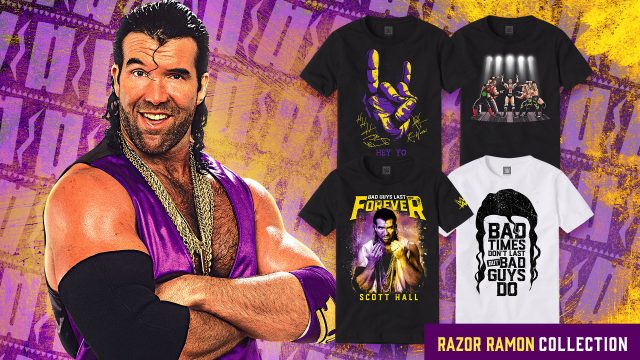 Razor Ramon Scott Hall WWE Shirts