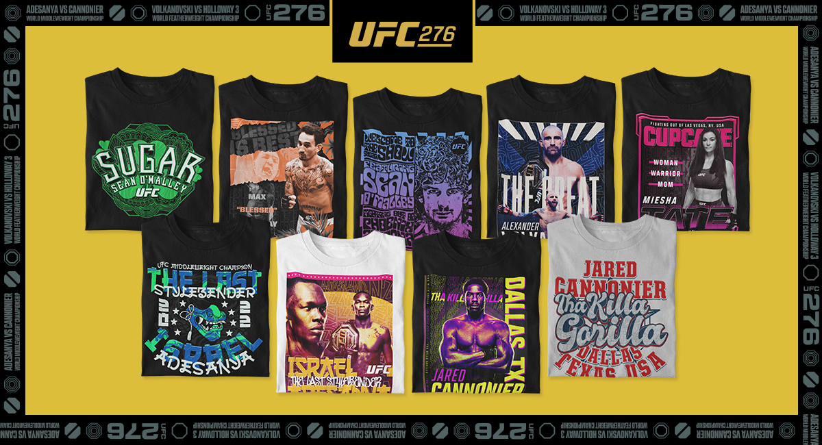 UFC 276 Fighter Shirts