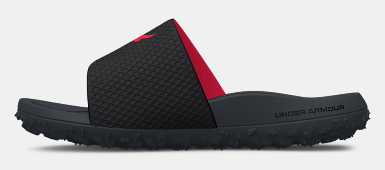 Project Rock UFC Slides Available in Black and Red