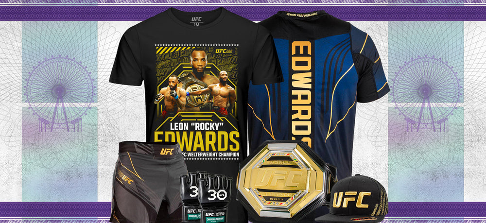 Leon Edwards UFC 286 Champion Shirt Venum Jersey Hoodie Gear