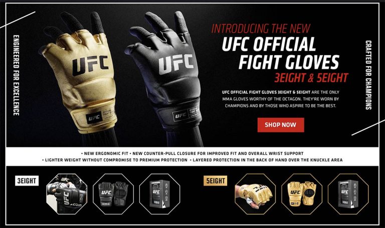 New UFC Fight Gloves 3EIGHT and 5EIGHT Available Now