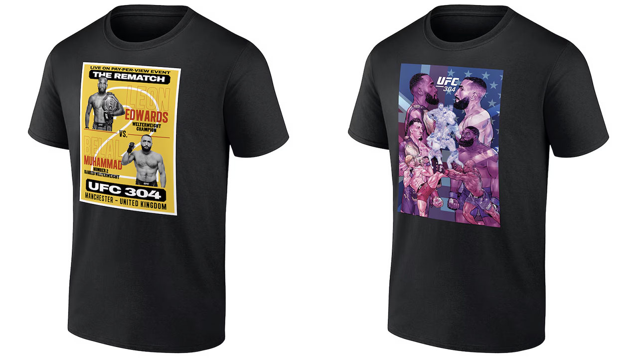 UFC 304 Edwards vs Muhammad 2 Event T Shirts