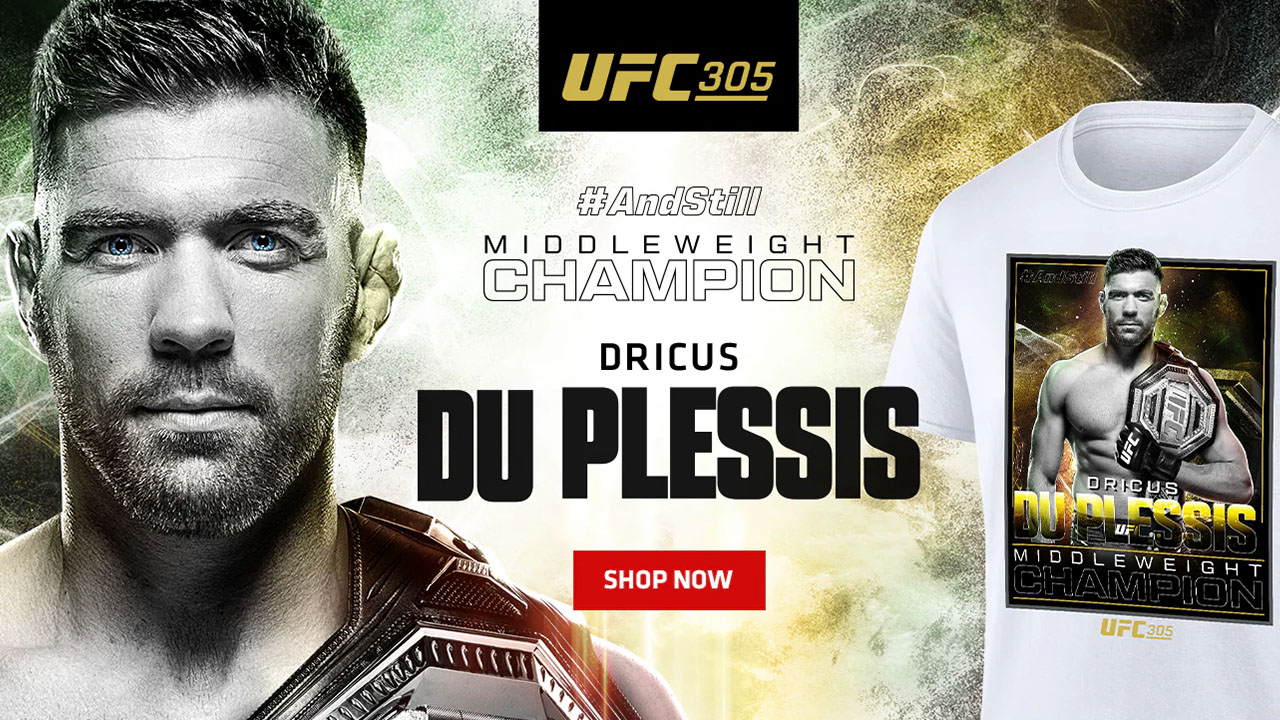 Dricus Du Plessis UFC 305 Middleweight Champion T Shirt