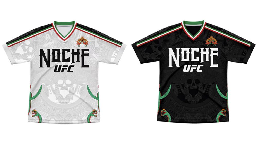 Noche UFC Futbol Fashion Jersey Available in Black and White
