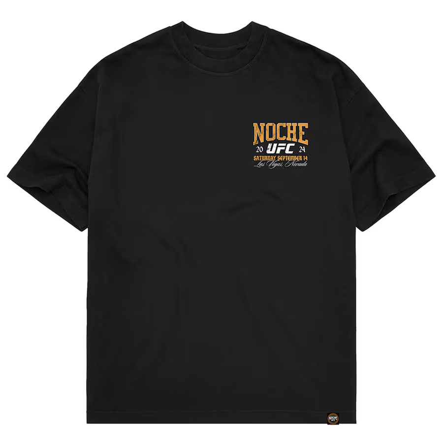 Noche UFC Black T Shirt and Hoodie
