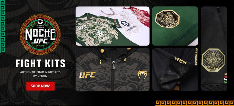 Noche UFC Black and Gold Fight Gloves Now Available
