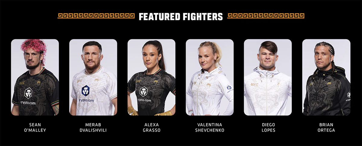 New UFC Venum Fight Kits for Riyadh Season Noche UFC