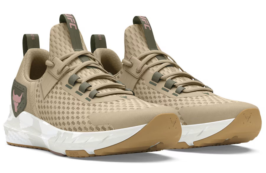 Under Armour UFC Project Rock BSR 4 Tan Training Shoes