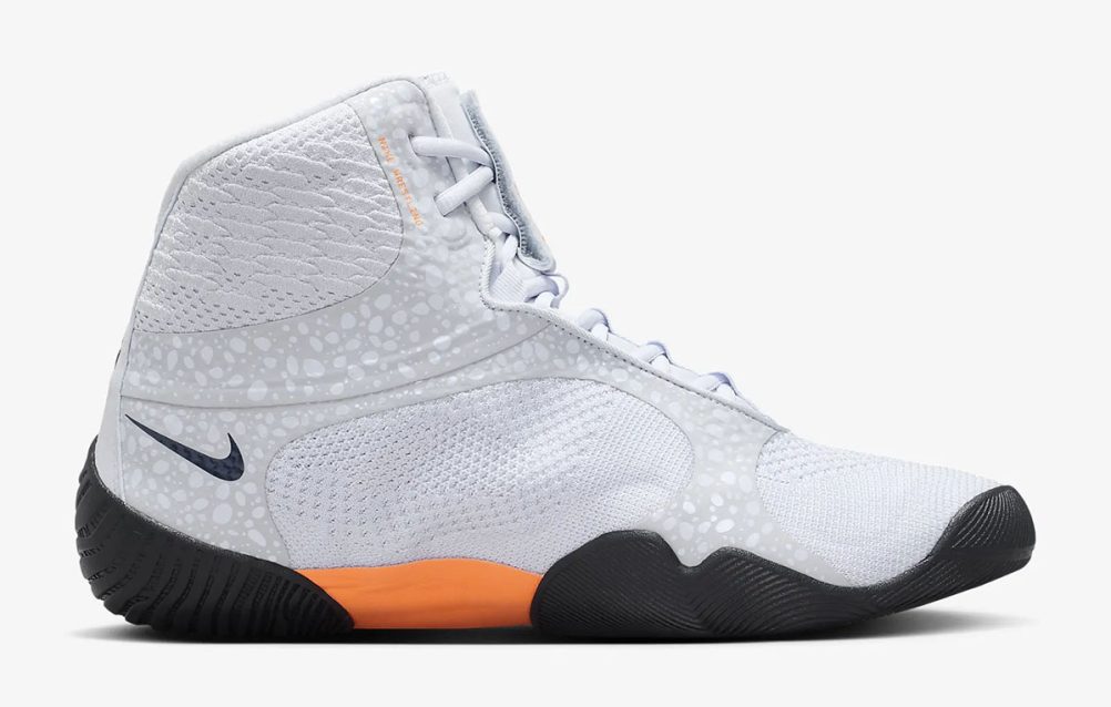Nike Tawa Wrestling Shoes Olympic Safari White Black Orange