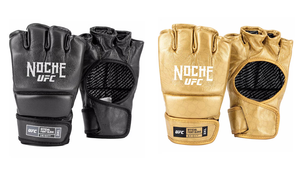 Noche UFC Black and Gold Fight Gloves Now Available