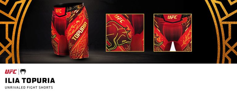Ilia Topuria UFC VENUM Fight Shorts Available for UFC 308