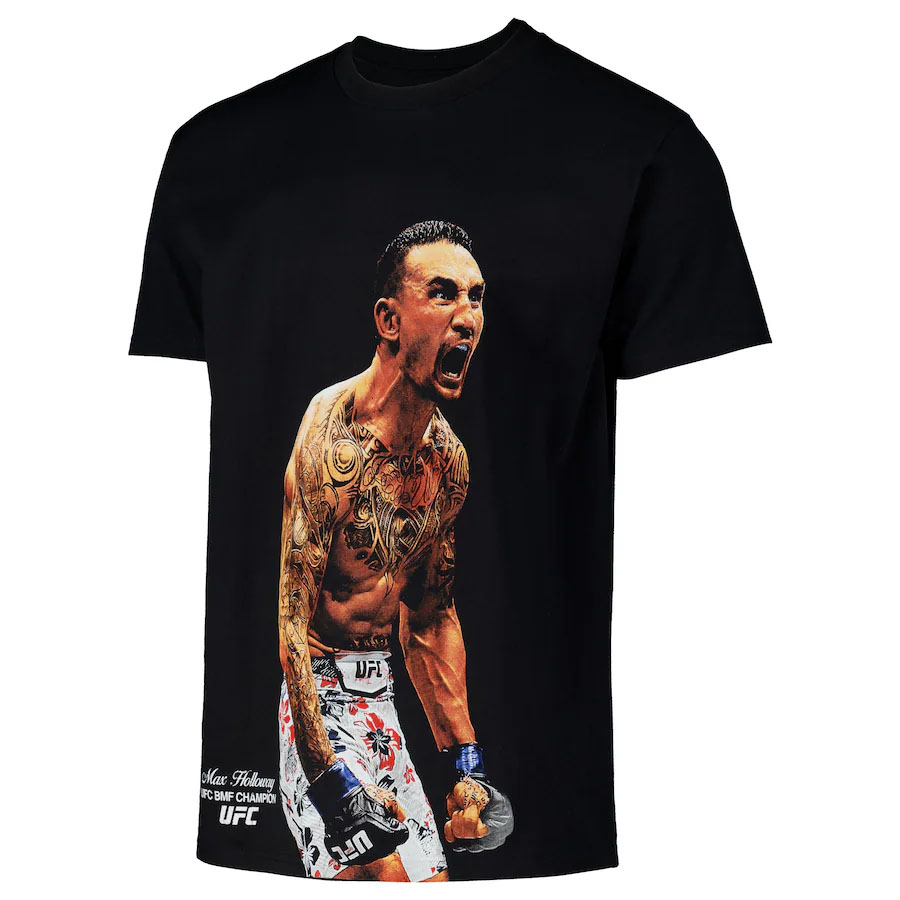 Ilia Topuria and Max Holloway UFC 308 Shirts Shorts and Gear