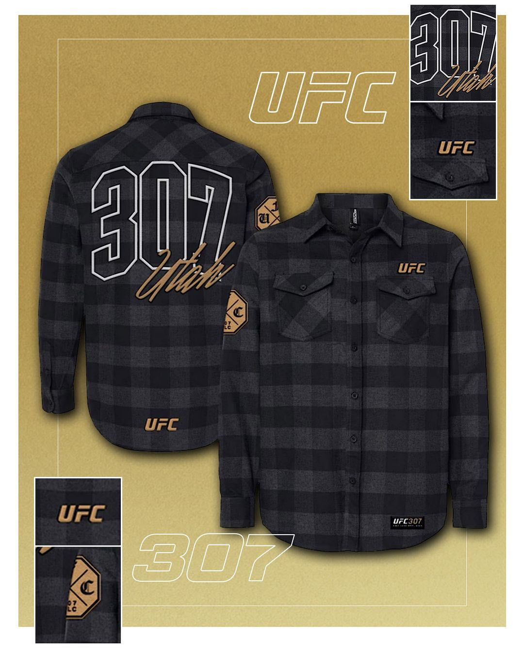 Gear Up for UFC 307 With Shirts Apparel and Merchandise