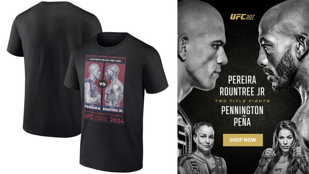 UFC 307 Main Event T Shirt
