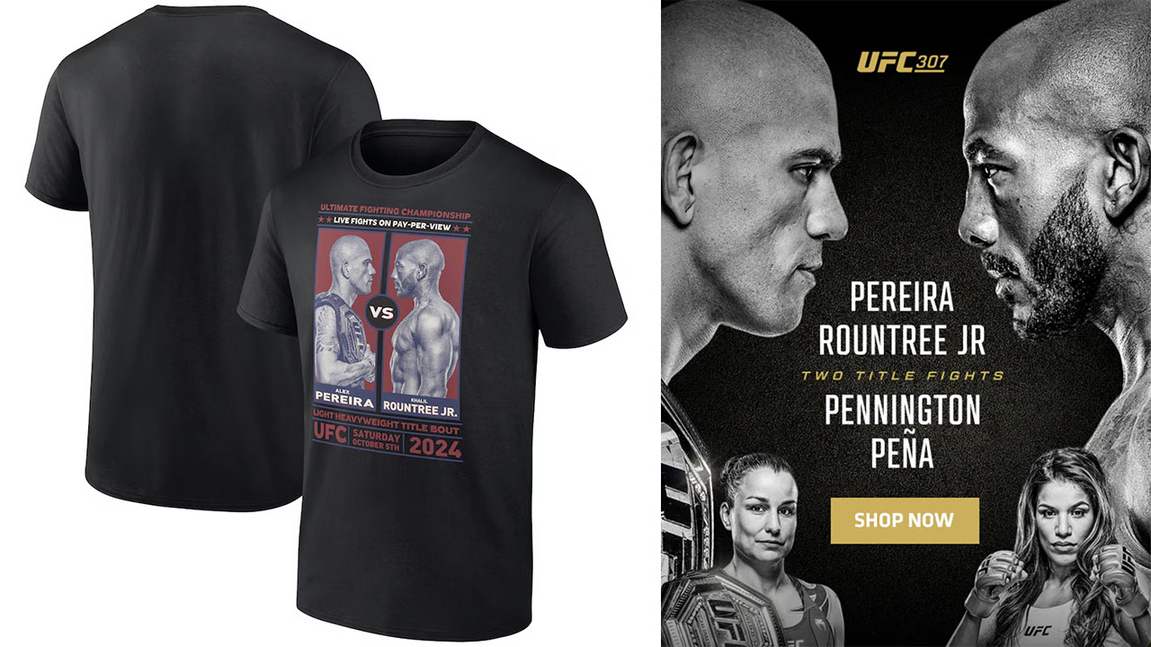 UFC 307 Main Event T Shirt