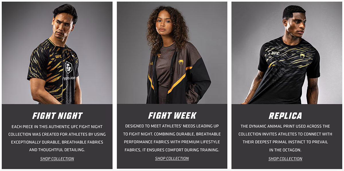 UFC Fusion Venum Primal Fight Kits and Apparel Available Now