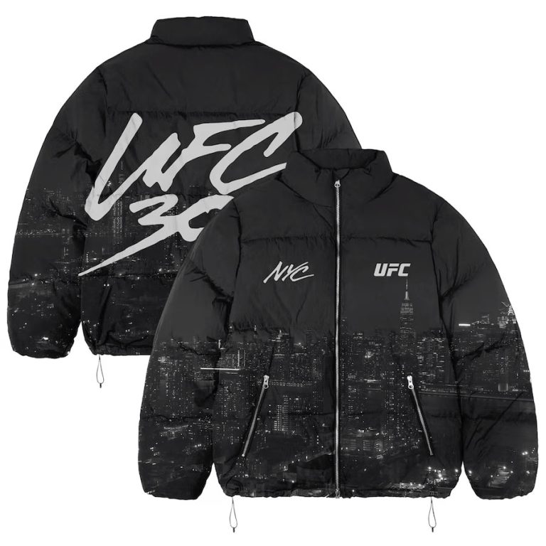 UFC 309 Jones vs Miocic NYC Puffer Jacket Available Now