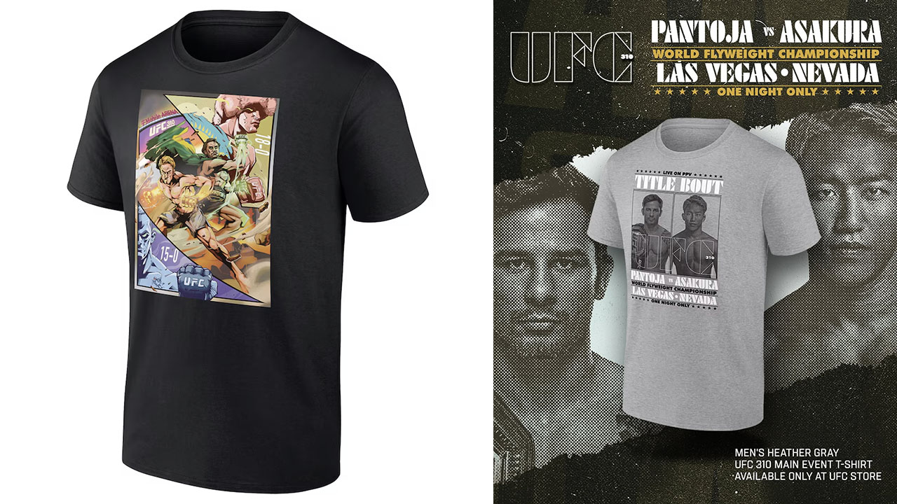 UFC 310 Pantoja vs Asakura Event Shirts