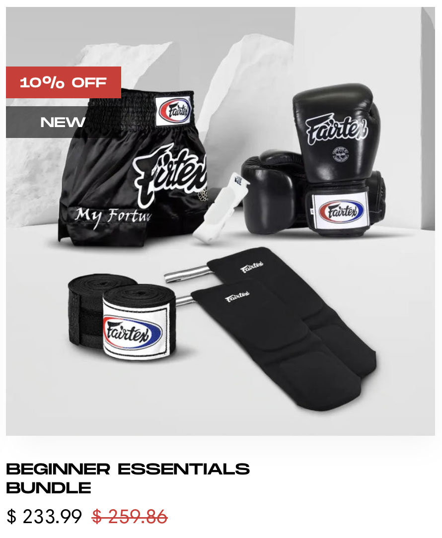 MMA Warehouse Fight Gear Bundles for Boxing and Muay Thai
