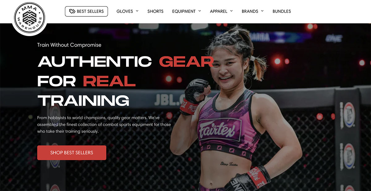 MMA Warehouse Shop Fight Gear Boxing BJJ Mixed Martial Arts