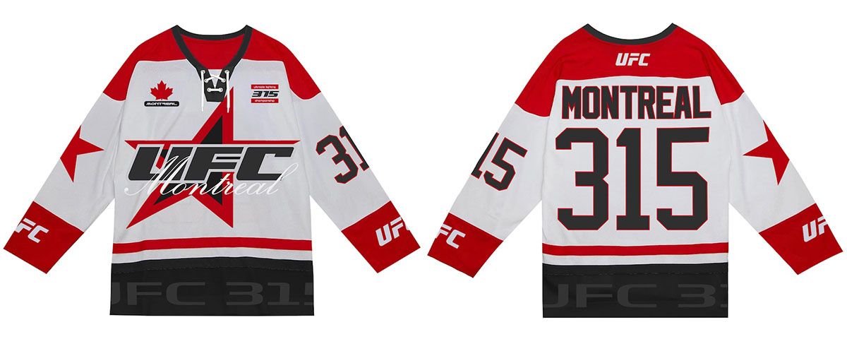 UFC 315 Montreal Hockey Jersey