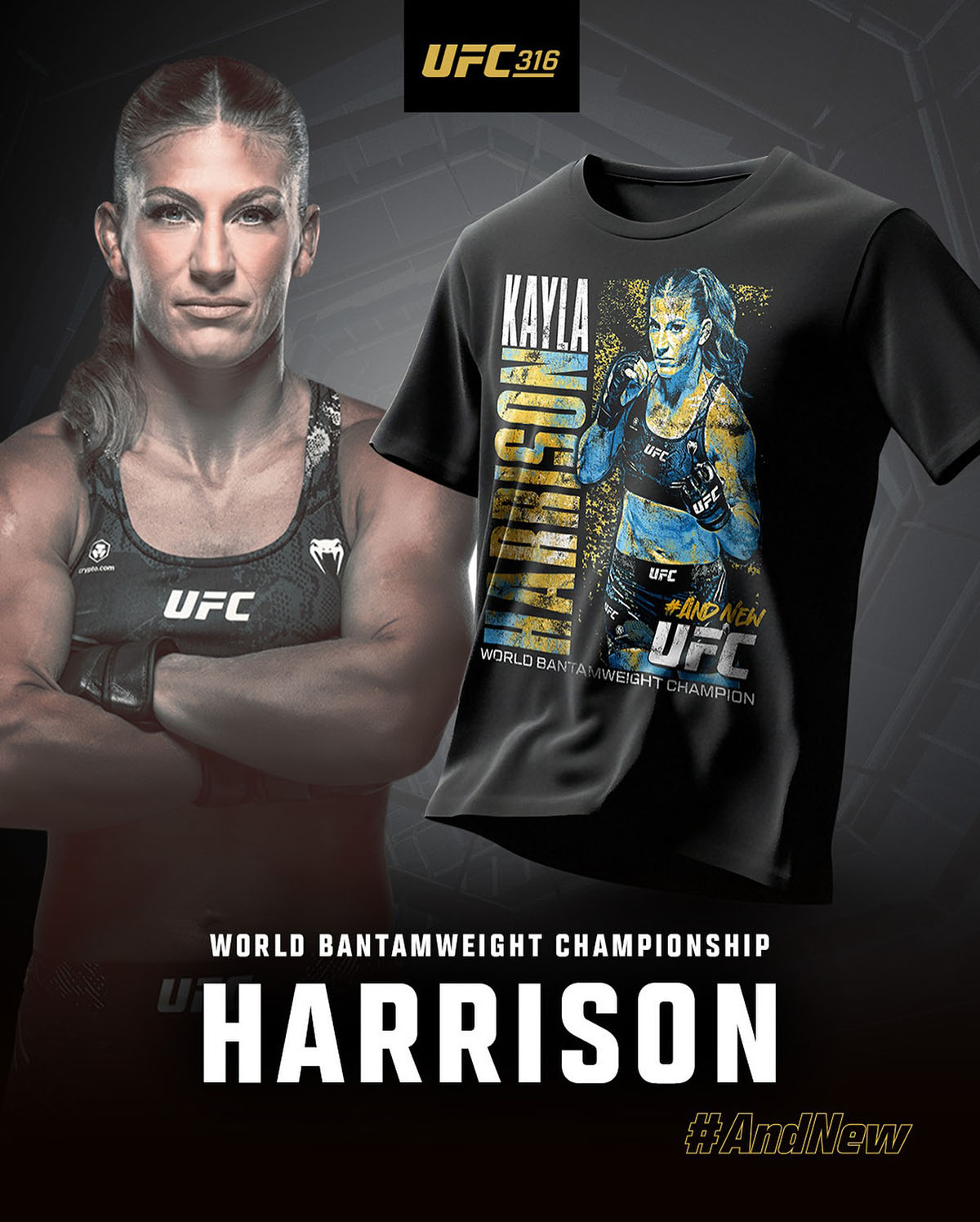 UFC 316 Fighter Gear Shirts Fight Shorts Apparel Merchandise