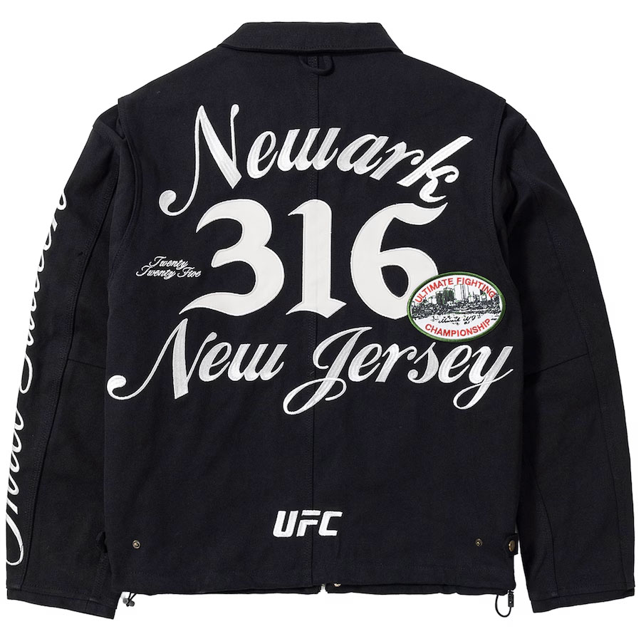 UFC 316 Patchwork Full Zip Denim Jacket