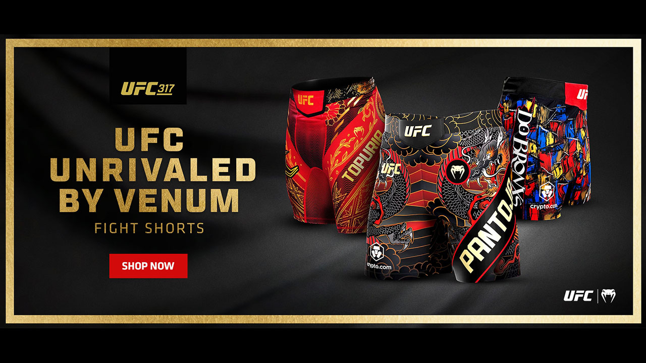 Khamzat Chimaev Custom UFC Venum Fight Shorts for UFC 319