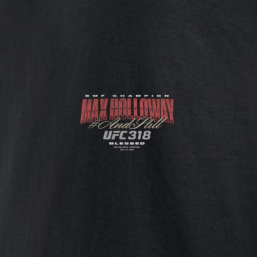 Max Holloway UFC 318 BMF Champion T Shirt