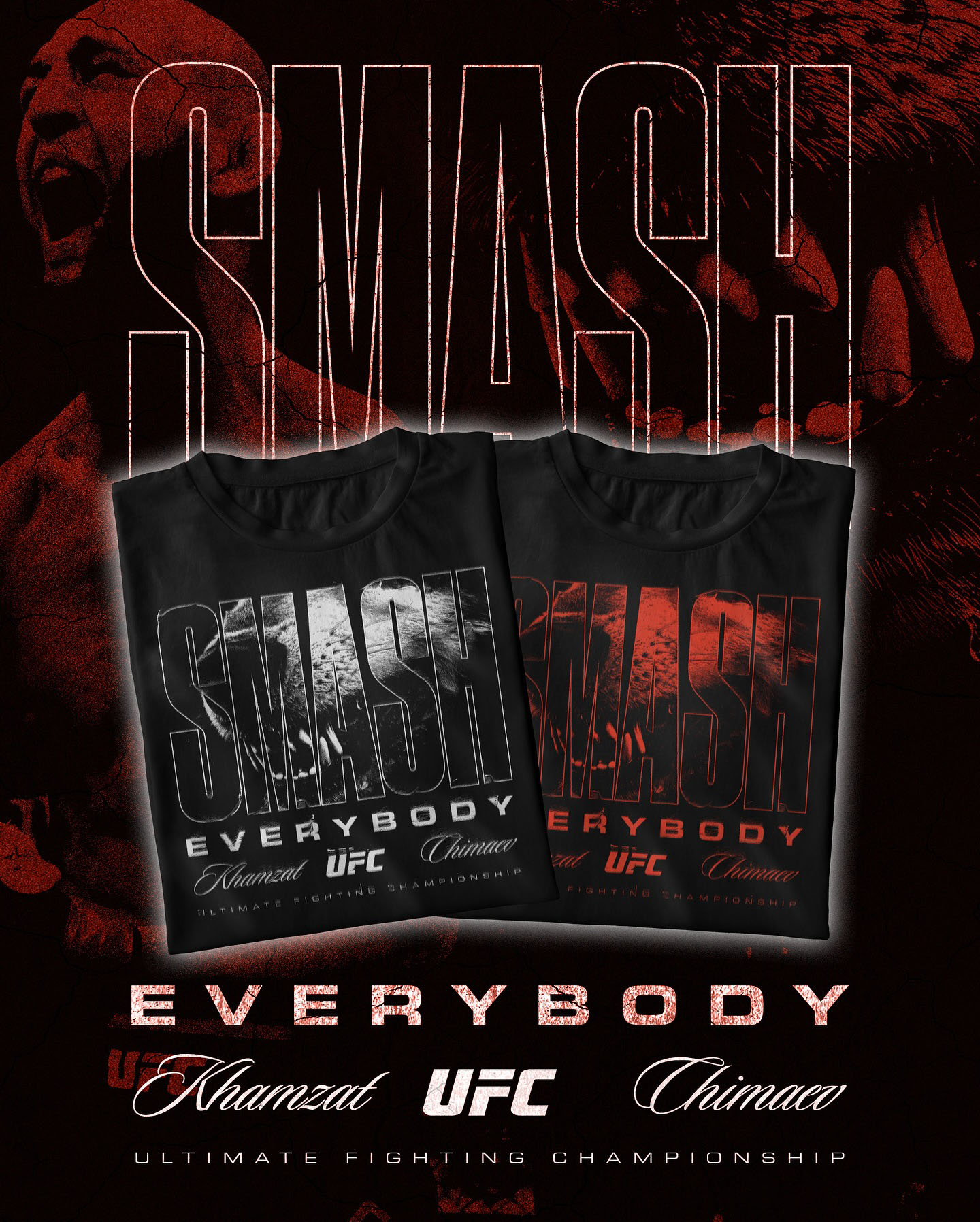 UFC 319 Shirts Shorts Fight Gear Event Merchandise
