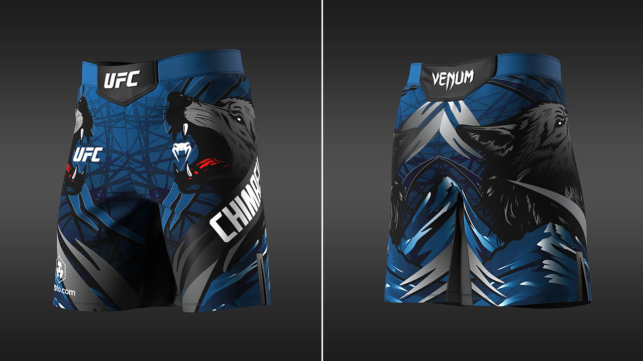 Khamzat Chimaev Custom UFC Venum Fight Shorts for UFC 319
