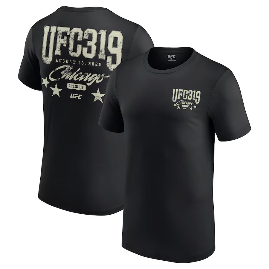 UFC 319 Shirts Shorts Fight Gear Event Merchandise