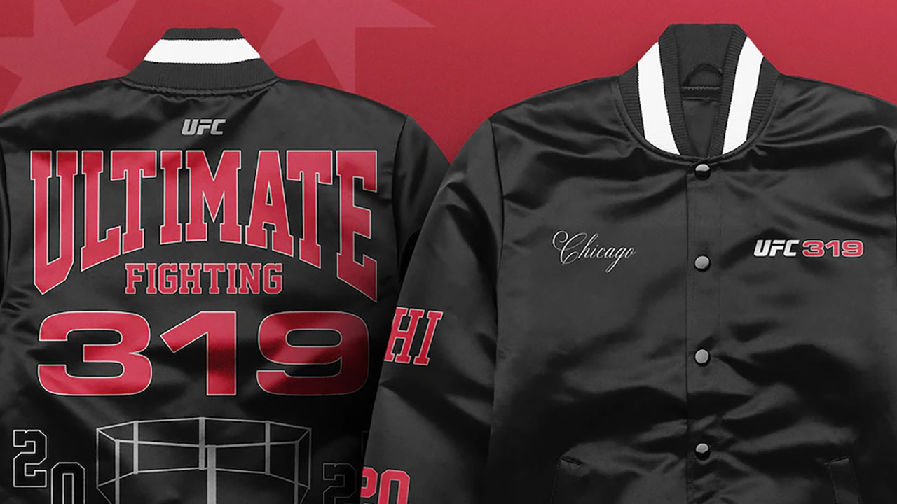 UFC 319 Chicago Bomber Jacket | FighterXFashion.com