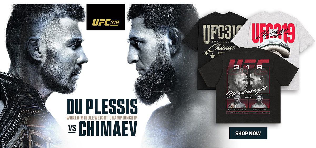 UFC 319 Shirts Shorts Fight Gear Event Merchandise
