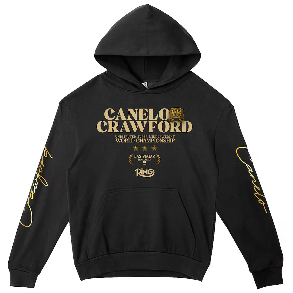 Canelo vs Crawford Boxing Merchandise Shirts Apparel Gear