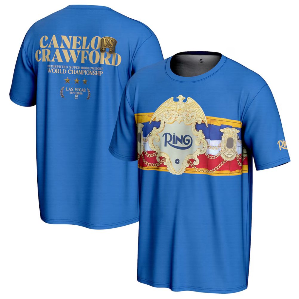 Canelo vs Crawford Boxing Merchandise Shirts Apparel Gear