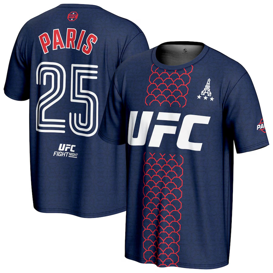 UFC Paris 2025 Collection Shirts Fight Gear Merchandise