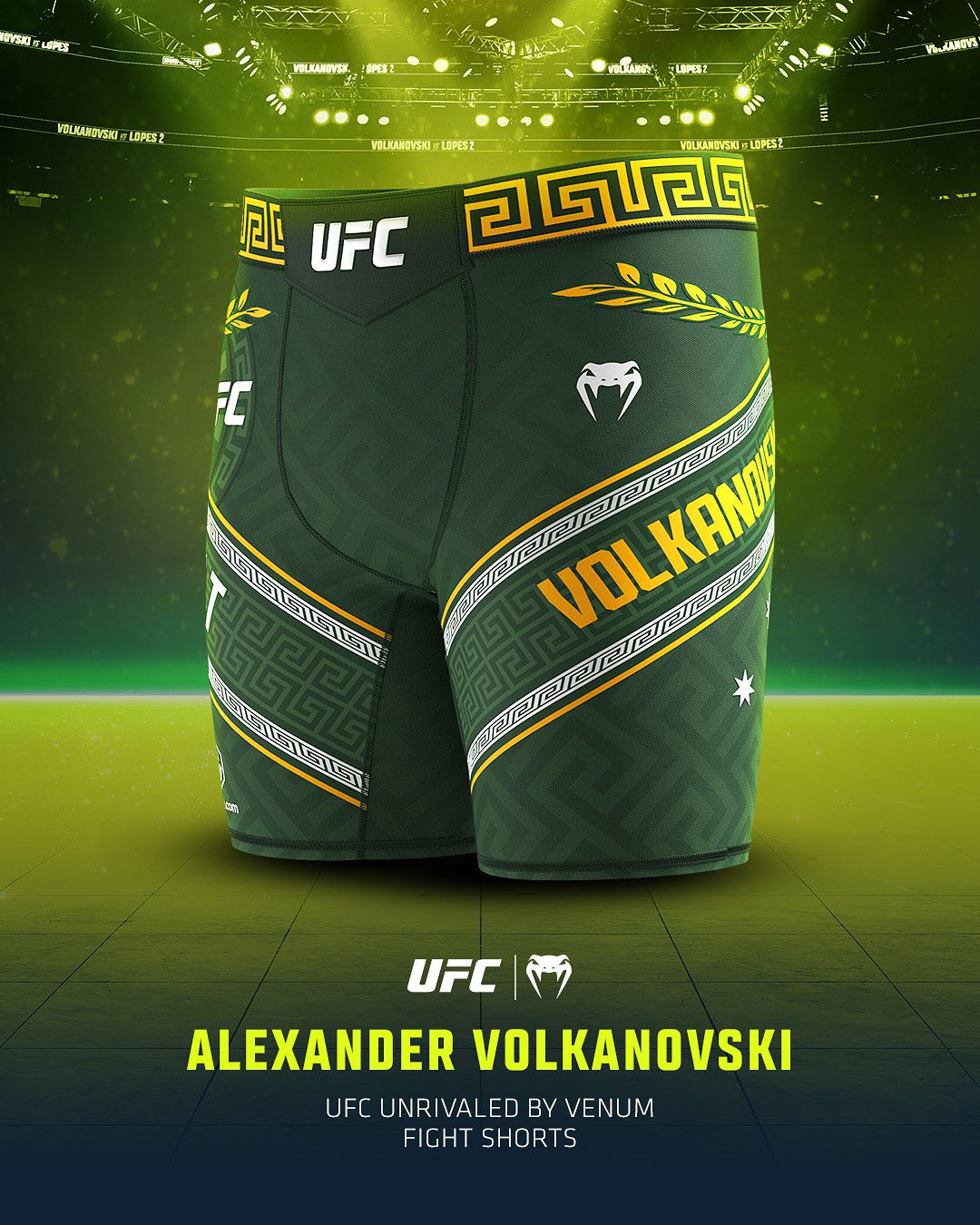 UFC 325 Merchandise Shirts Fight Shorts Apparel Fight Gear