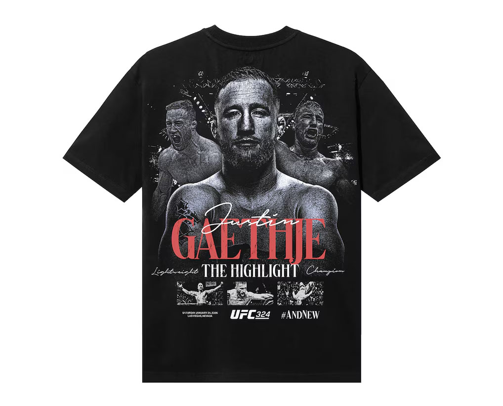 Justin Gaethje UFC 324 Interim Lightweight Champion T Shirt
