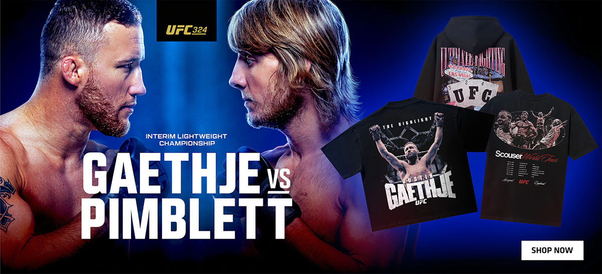 UFC 324 Merchandise Shirts Fight Shorts Apparel Fight Gear